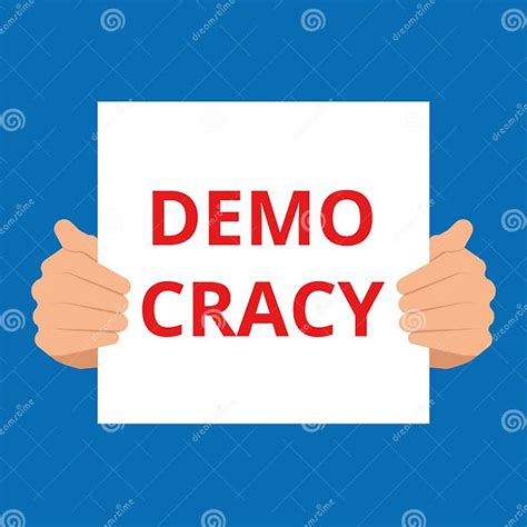 Text Demo Cracy Stock Illustration Illustration Of Freely 137580249