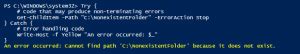 How To Use Powershell Try Catch To Handle Errors Sharepoint Diary