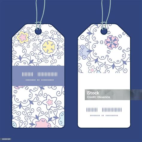 벡터 관상용 추상적임 Swirls 수직 스트라이프 패턴 태그 세트 프페임 0명에 대한 스톡 벡터 아트 및 기타 이미지 0명 개체 그룹 곡선 Istock