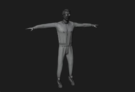 Artstation Logic Wearing The Incredible True Story Jumpsuit Game Assets