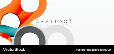 Abstract Geometric Pattern With Interlocking Vector Image