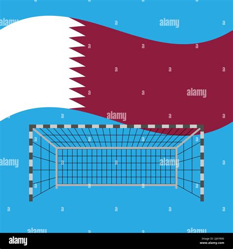 Stadium Behind Goal Football Stock Vector Images Alamy