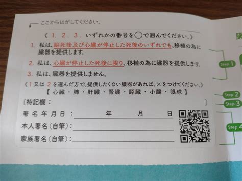 Yahoo オークション 臓器提供意思表示カード ドナー 日本臓器移植ネ
