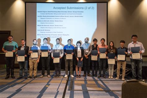 The 2016 ACM SIGMOD PODS Conference San Francisco USA Awards Pictures