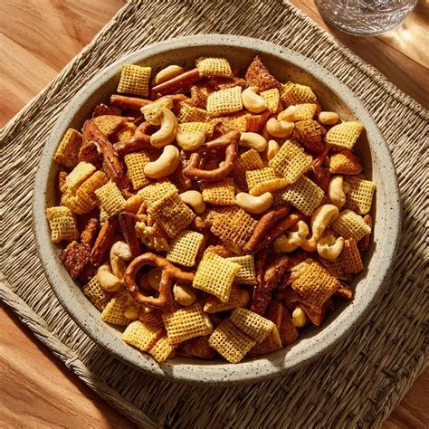 Chex Snack Mix Recipe Party Classic With Savory Flavors