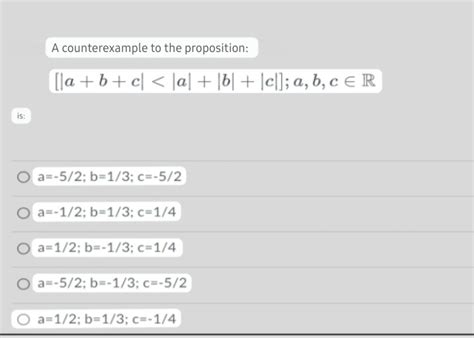 solved a counterexample to the