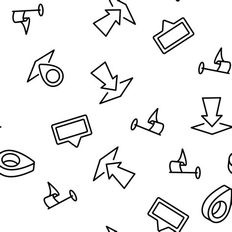 Marker Pointer Gps Map Vector Seamless Pattern 10042650 Vector Art At