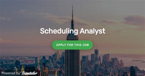Scheduling Analyst Level