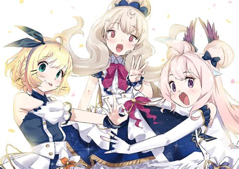 Enna Alouette Millie Parfait And Reimu Endou Nijisanji And More Drawn By Momojii E Danbooru