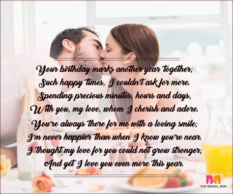 Happy Birthday Love Poems For Him