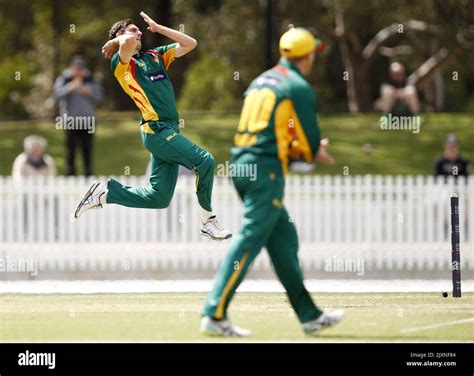 Simon Milenko Of Tasmania Bowls During The Jlt One Day Cup 2018 Final