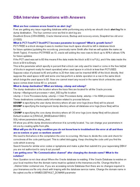 dba interview questions with answers pdf oracle database backup