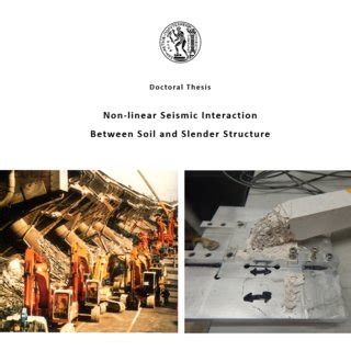 PDF PhD Thesis Non Linear Seismic Interaction Between Soil And Slender Structure
