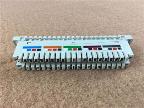Telecom Parts Suppliers Of Krone Telephone Connection Module 10 Pair With Color Label