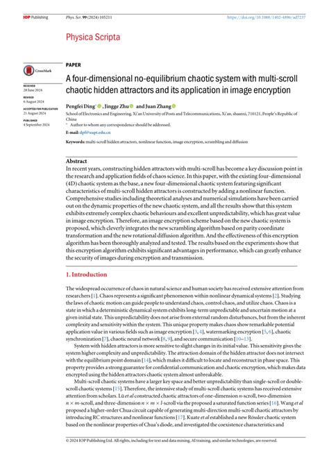 A Four Dimensional No Equilibrium Chaotic System With Multi Scroll Chaotic Hidden Attractors And
