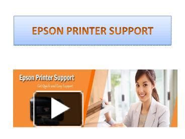 PPT Epson Printer Support PowerPoint Presentation Free To Download Id 8ece26 NjIwO