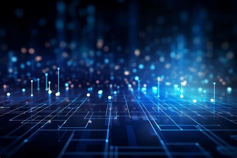 premium photo abstract polygonal space low poly dark background with connecting dots and lines