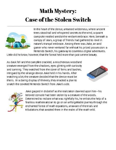 Graph Quadratic Functions Math Mystery Activity By Squatchy Math Quests