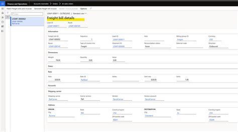 Transportation Management End To End Process D365 Microsoft Dynamics