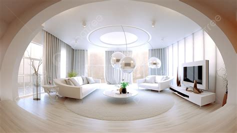 내부 시각화를 위한 구형 파노라마의 3d 그림 집 디자인 3d 방 방 디자인 배경 일러스트 및 사진 무료 다운로드 Pngtree