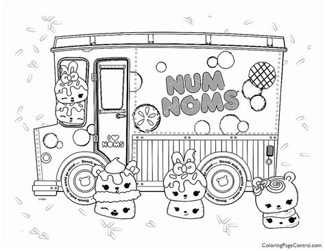 Incredible Num Noms Coloring Book Ideas Juga Tm