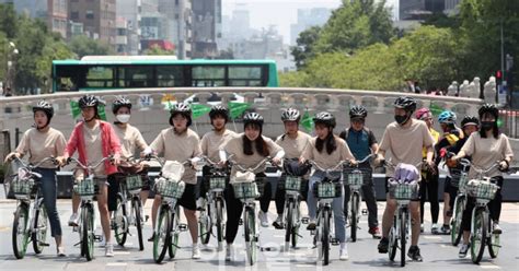 포토 안전한 자전거 문화를 위해