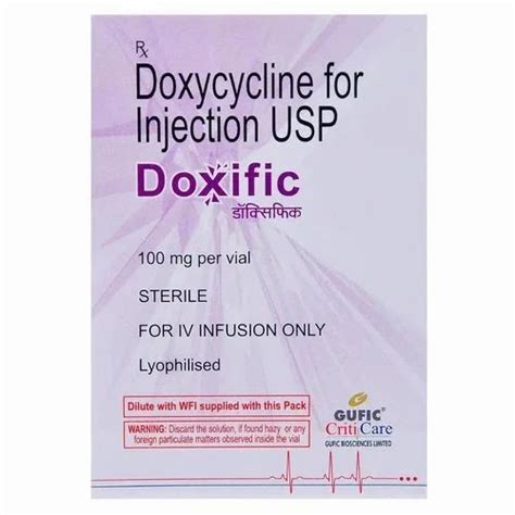 Doxycycline Doxifix Injection 100mg At ₹ 185 Vial In Pimpri Chinchwad Id 2848976010288