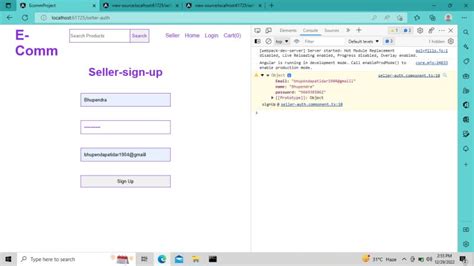 Bhupendra Patidar On Linkedin Working With New Project Ecommerce Website