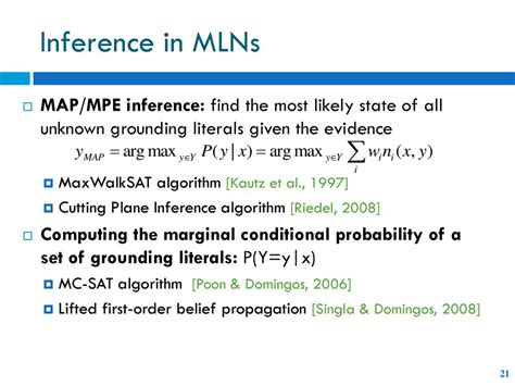 Discriminative Learning For Markov Logic Networks Ppt Download