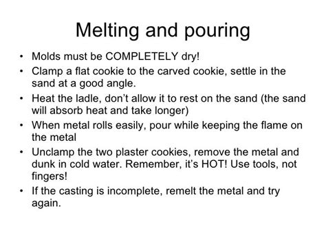 Pewter Casting