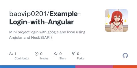Github Baovip Example Login With Angular Mini Project Login With Google And Local Using