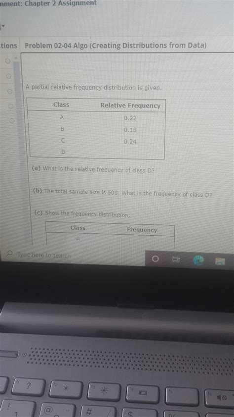 Solved Problem 02 04 Algo Creating Distributions From Data