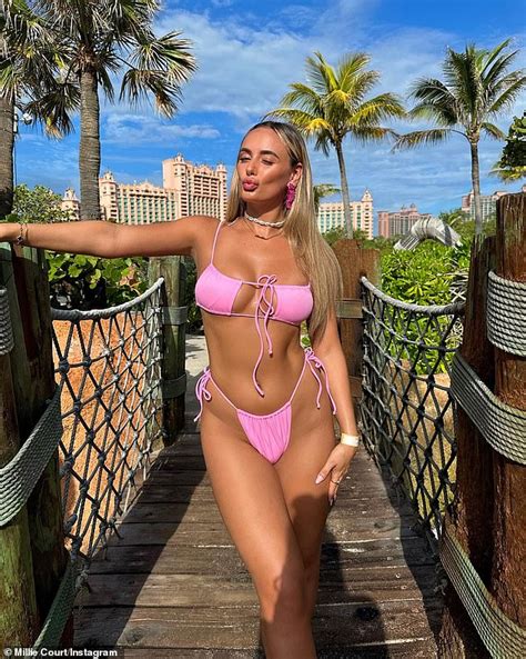 Love Island S Millie Court Shows Off Her Incredible Figure In A Skimpy Bikini Trends Now