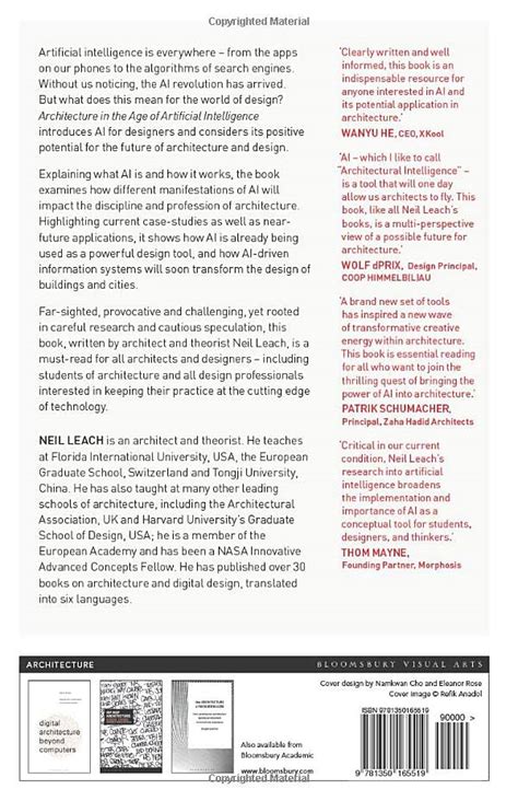 Architecture In The Age Of Artificial Intelligence An Introduction To Ai For