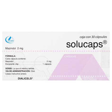 Solucaps Mazindol Capsulas 2mg Con 30 — Wecare Pharma