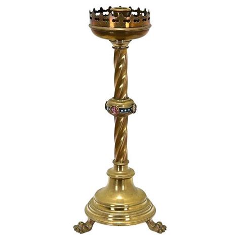 French 19th Century Church Altar Candlesticks For Sale At 1stdibs