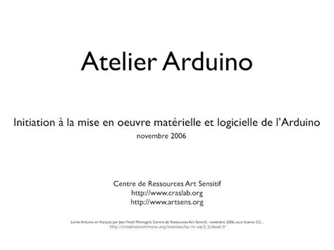 Pdf Atelier Arduino Fablab Web 5fablabweb Documentation