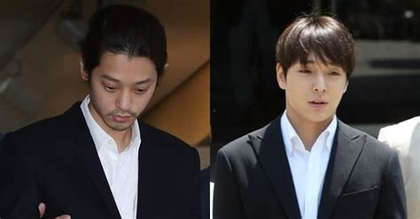 선고 후 눈물 쏟은 정준영·최종훈 집단성폭행 사건 항소심 선고