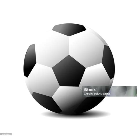 축구 공 아이콘 멋진 세부 사항 아름 다운 흰색 배경벡터 일러스트 0명에 대한 스톡 벡터 아트 및 기타 이미지 0명 Championship 가죽 Istock