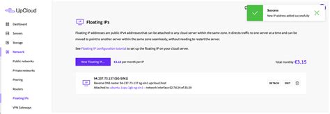 How To Manage Floating Ip Addresses Documentation