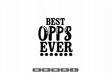 Best Opps Ever Svg Afbeelding Door Crafty Bundle · Creative Fabrica