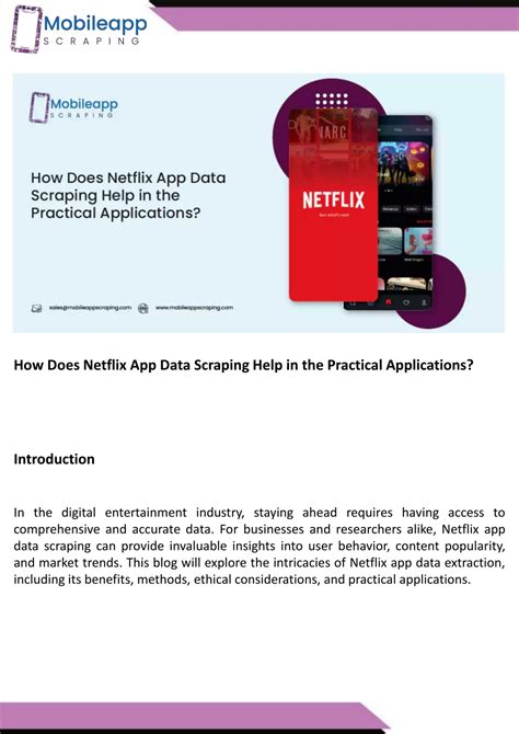 PPT How Does Netflix App Data Scraping Help In The Practical