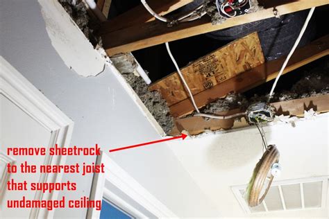 Replace Ceiling Drywall