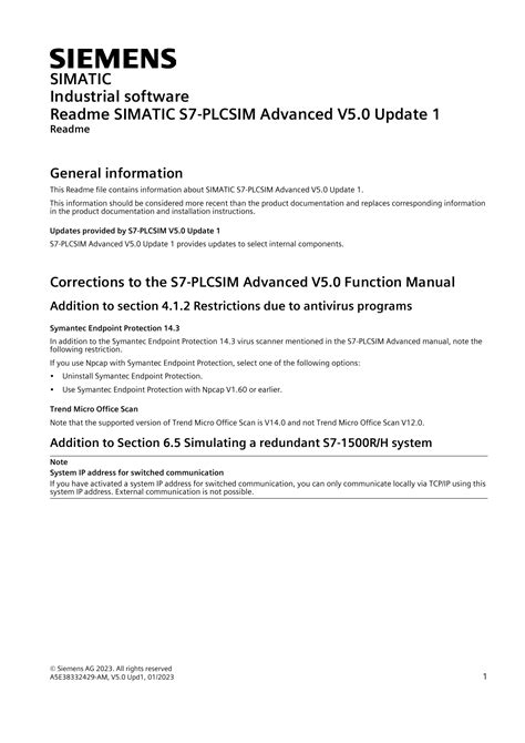 Siemens Simatic S7 Plcsim Advanced