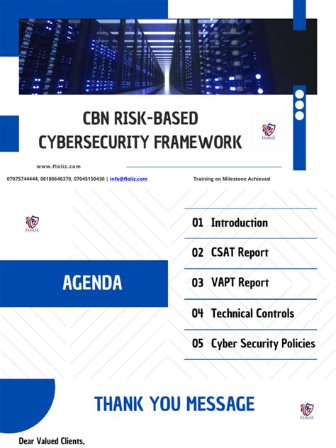Cbn Risk Based Cybersecurity Framework Pdf Security Computer Security