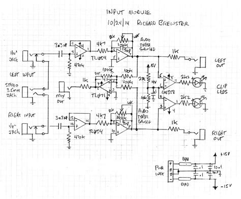 Stereo Input Module Richard Brewster S Electronic Sounds