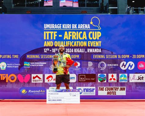 Aruna Overwhelms Egypts El Beiali To Reclaim Ittf Africa Cup Title Sportsafricana