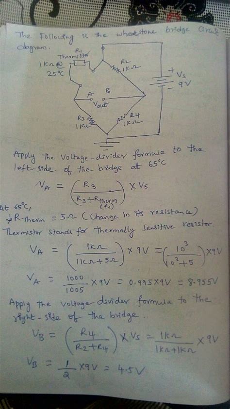 Solved Determine The Output Voltage Of The Unbalanced Bridge In Figure Answer