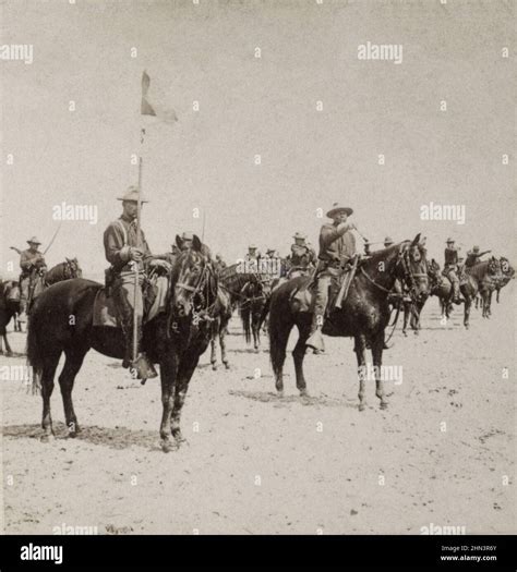 Vintage Photo Of 3rd Us Colored Cavalry Regiment Hi Res Stock