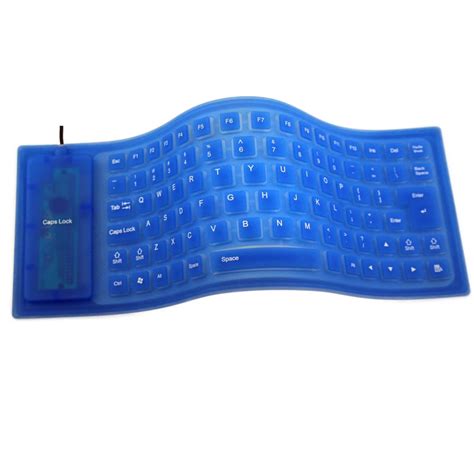 Amazon Waterproof Soft Silicone Rubber Usb Wired Foldable Keyboard China Computer Parts And